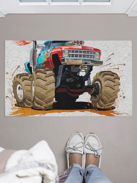 Коврик придверный JoyArty авто, автомобиль, машина, транспорт, тачка, транспортное, средство ...