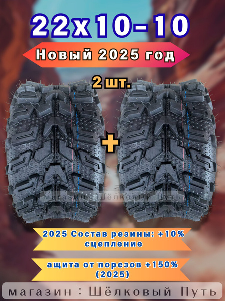 Шины для квадроциклов22X10-10 Мотошины 220/60 R10 46 F купить c ...