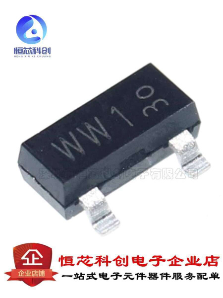 10pcs Оригинальный BAT54C, 215 SOT-23 30В/200мА поверхностный монтажный ...