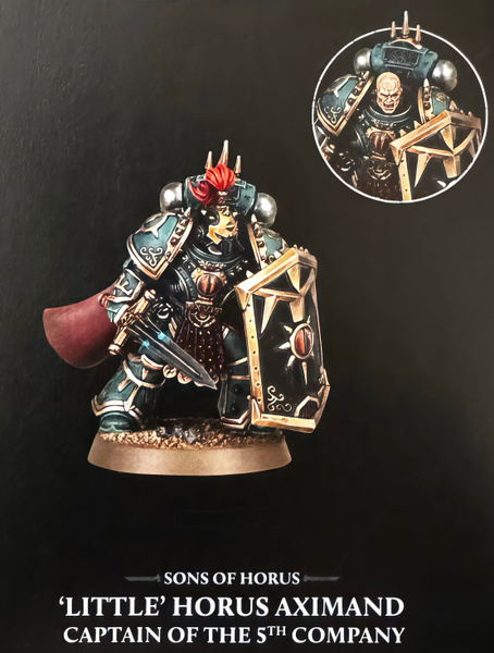 Warhammer 30k Миниатюры / Horus Heresy / 'Little' Horus Aximand Captain ...