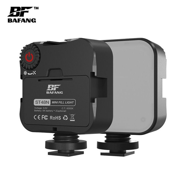 Миниатюрная LED лампа ST48B для фото и видео, перезаряжаемая, с мягким светом, стриминга и ...