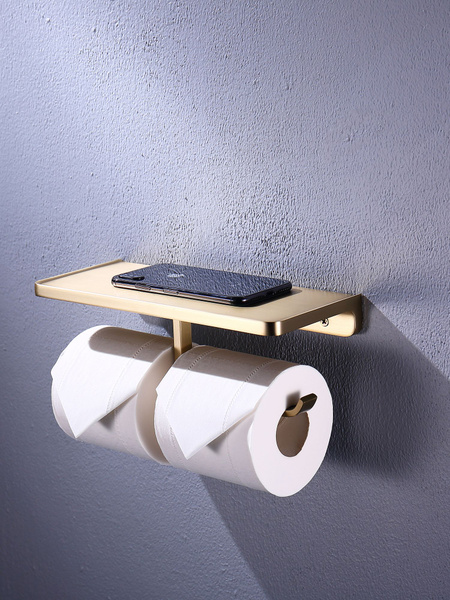 ARNIRO Золотистый алюминиевый держатель для туалетной бумаги ...