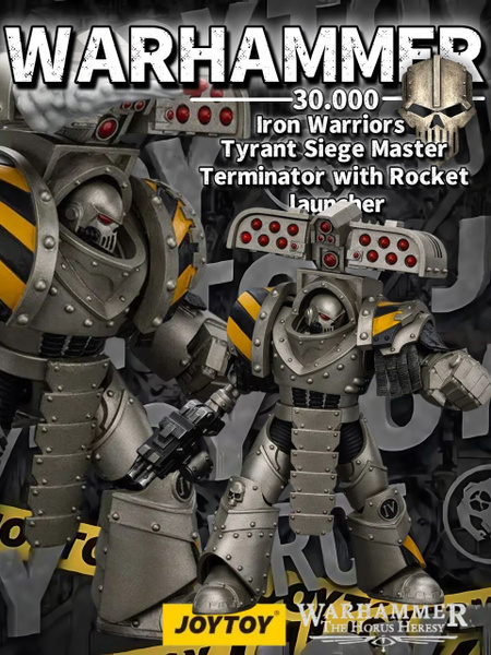 Tartarus Подвижная фигурка JOYTOY Warhammer 30K Iron Warriors Tyrant ...