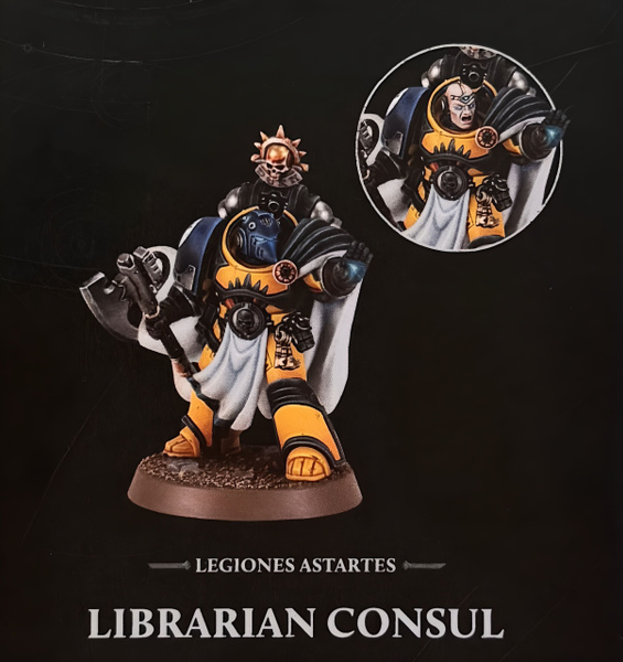 Warhammer 30k Миниатюры / Legiones Astartes / Librarian Consul (смола ...