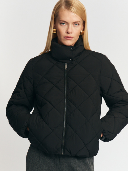 Куртка Женский Zolla черный Полиэстер, размер 50 Длинный Демисезон Китай купить c доставкой на ...