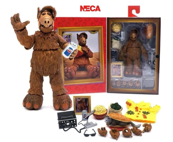 Характеристики Коллекционная фигурка "NECA" с аксессуарами "Альф"/"ALF ...