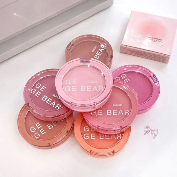 Румяна,Gege bear, новичок, легко накрашенный, повседневный, голый макияж купить на OZON по ...