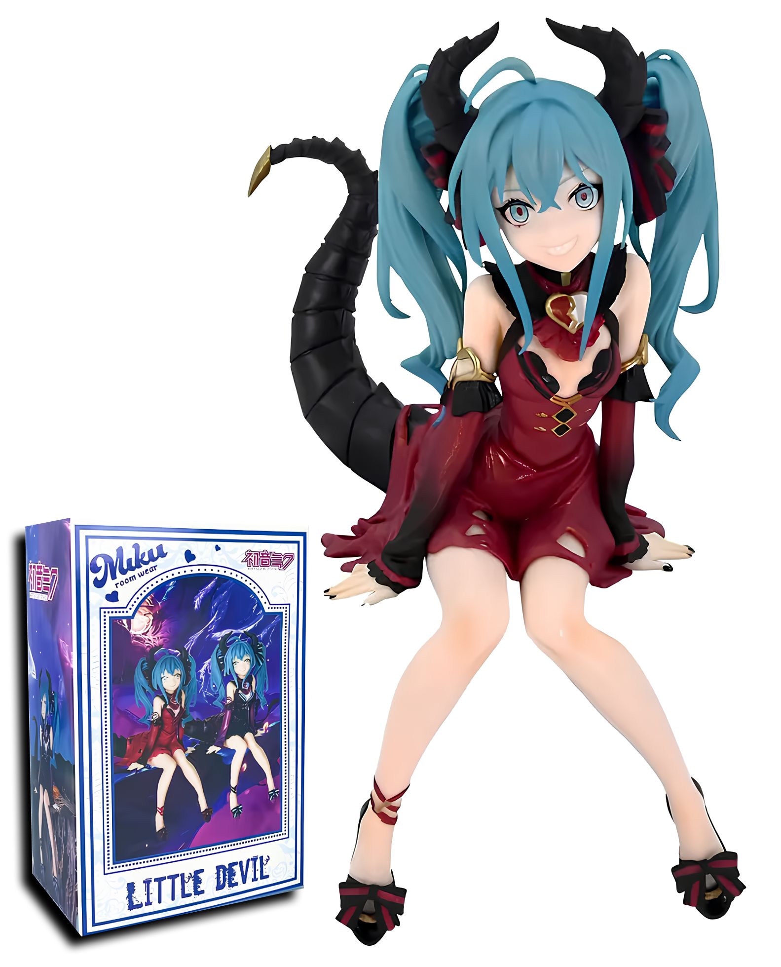 Фигурка Мику Хацунэ Дьяволица / Miku Hatsune Little Devil (15см) купить ...
