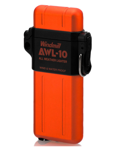 Зажигалка газовая турбо WINDMILL AWL-10 Orange matt - купить с ...