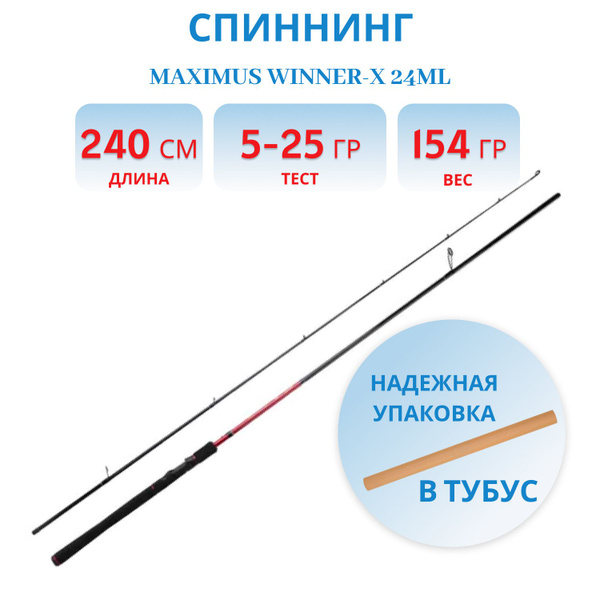 Удилище Maximus WINNER-X, от 5 гр купить по выгодным ценам в интернет ...
