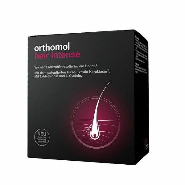 Пищевая добавка Orthomol Hair Intense микроэлементы для красивых волос ...