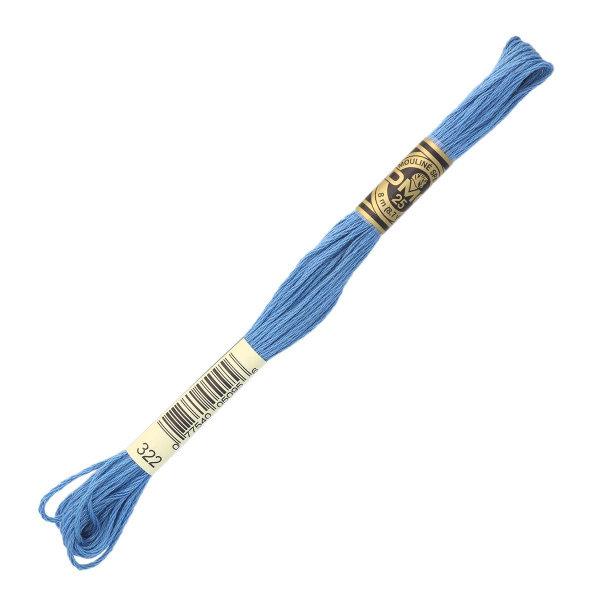 Мулине ДМС нитки для вышивания DMC, 8 м, 1 шт, цвет 322 купить на OZON ...