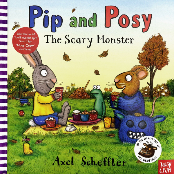 Pip and Posy. The Scary Monster / Книга на Английском | Шеффлер Аксель ...