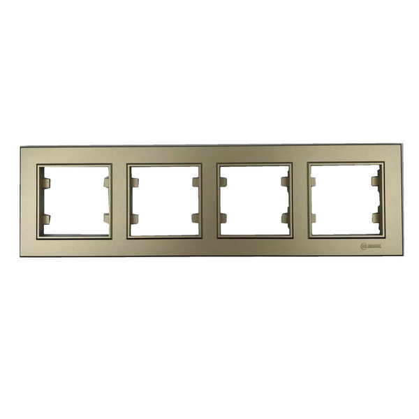 Рамка электроустановочная Makel, 4 пост., 1 шт. купить по низкой цене с доставкой в интернет ...