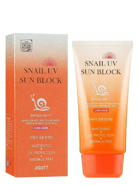 JIGOTT/Крем солнцезащитный JIGOTT SNAIL UV SUN BLOCK CREAM SPF50 PA ...