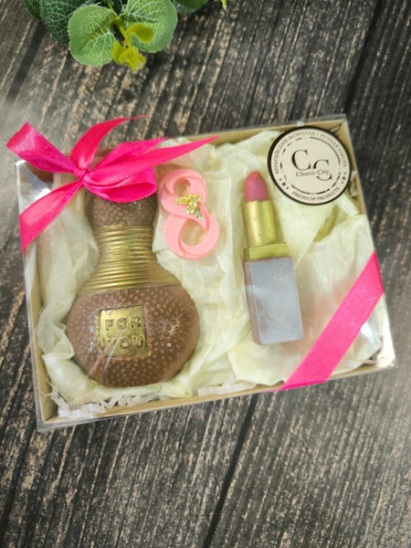 шоколадный набор" Помада и парфюм" Choco-City - купить с доставкой по ...