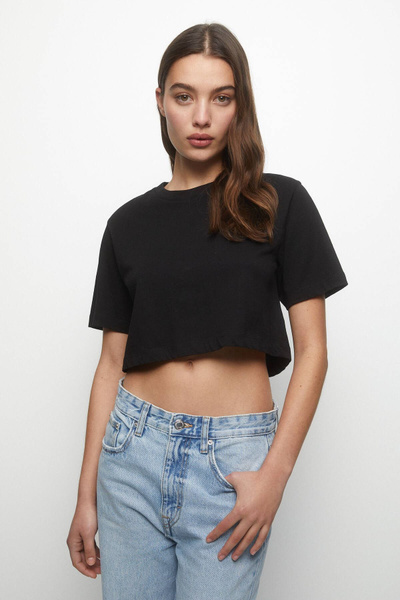 Поло Pull&Bear, размер 40, цвет черный - купить по выгодной цене в интернет-магазине OZON ...