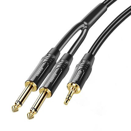 Кабель Foix JACK6.35MonoDouble-JACK3.5Mono - купить по низкой цене в интернет-магазине OZON ...