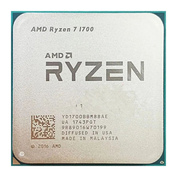 Процессор AMD R7-1700 Ryzen 7, OEM (без кулера), 8 яд., 3 ГГц купить по ...