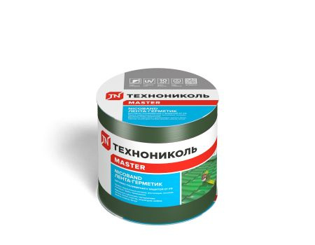 Самоклеящаяся битумная лента герметик NICOBAND ТехноНиколь 3 м х 10 см ...