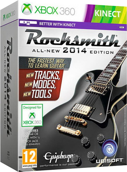 Игра Rocksmith 2014 Edition (Игра + Кабель) (XBox 360, Английская ...