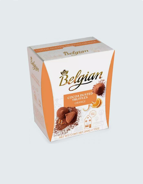 Бельгийские трюфели The Belgian с кусочками апельсинов, 200 г купить на ...