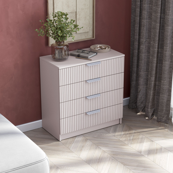 Комод Интерьер-Центр Норелл КМ-730_Шампань, 73x38x75 см, 4 ящ. - купить по выгодной цене в ...