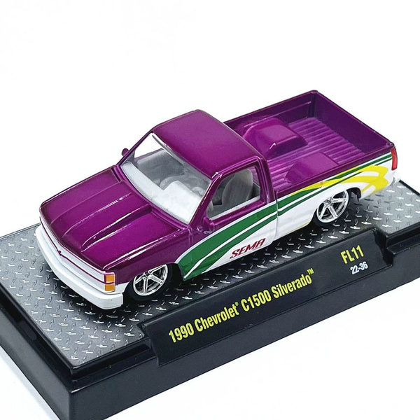 Машинка M2 Machines 1/64 1990 Chevrolet C1500 Silverado Die-cast Alloy ...