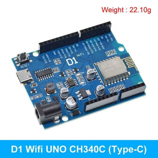 Плата контроллера Arduino Uno R3 Amos D1 Wifi Uno Esp8266 Arduino Ide совместимая купить с