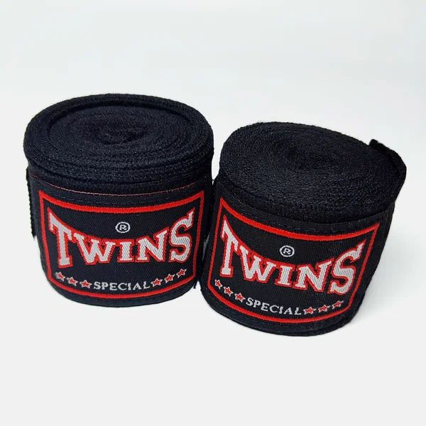Боксерские бинты Twins Special Black 3.5 метра - купить по выгодной ...