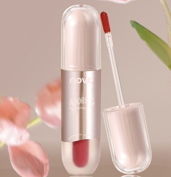 NOVO Блеск для губ жидкий увлажняющий безупречный,01# - купить с доставкой по выгодным ценам в ...