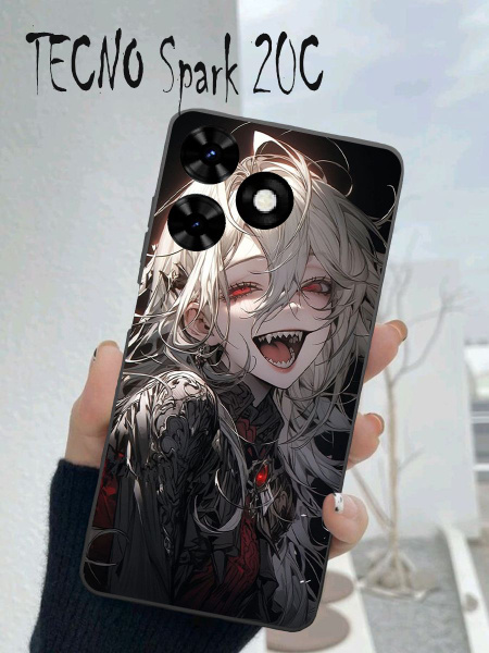 Чехол на Tecno Spark 20c аниме девочка купить с доставкой по выгодным ценам в интернет