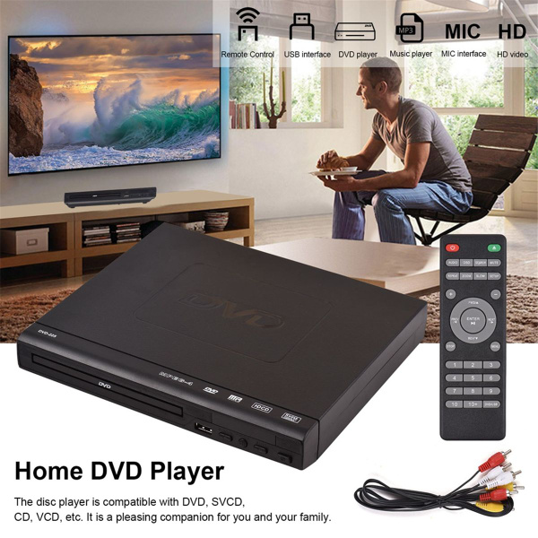 DVD-225 Домашний DVD-плеер AV-выход с пультом ДУ для телевизора EU PLUG ...