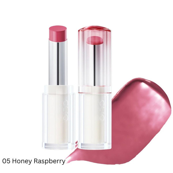 CLIO CRYSTAL GLAM BALM 05 Honey Raspberry - Сияющий бальзам для губ ...