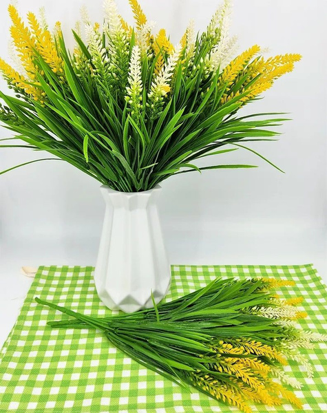 Купить Искусственные цветы кустов травы лаванда по выгодной цене в