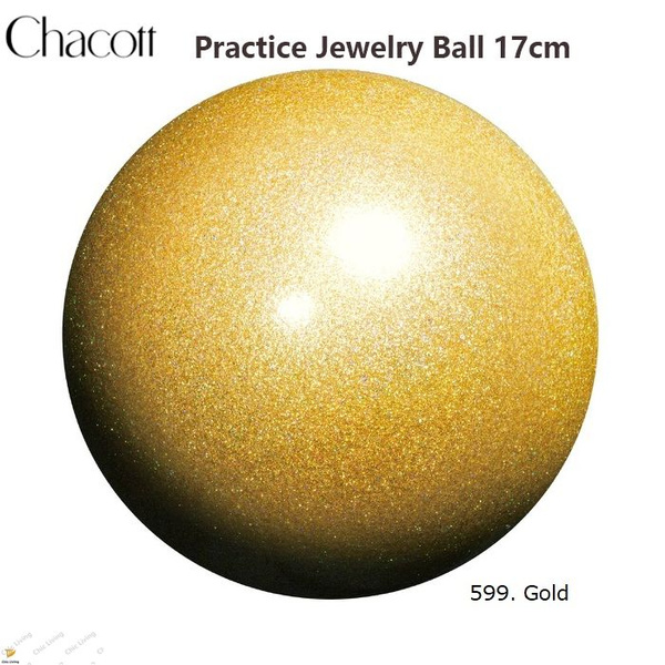 Мяч для художественной гимнастики CHACOTT, 17 см, золотой - купить по низкой цене с доставкой в ...