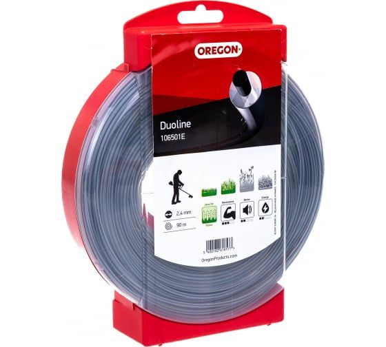 Леска для триммера Леска для триммера Oregon Duoline 2.4mm x 90m ...