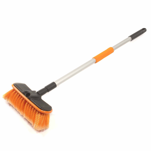 Щетка для мытья под шланг (78-130 см) телескопическая (щетка 20 см ...