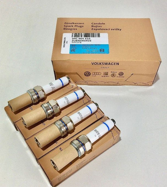 Комплект свечей зажигания VAG (VW/Audi/Skoda/Seat) 04C905616 - купить ...