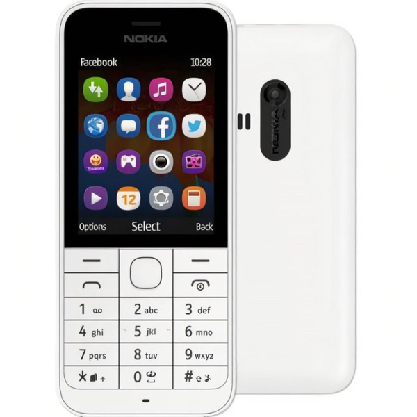 Мобильный телефон NOKIA 220, белый - купить по выгодной цене в интернет ...