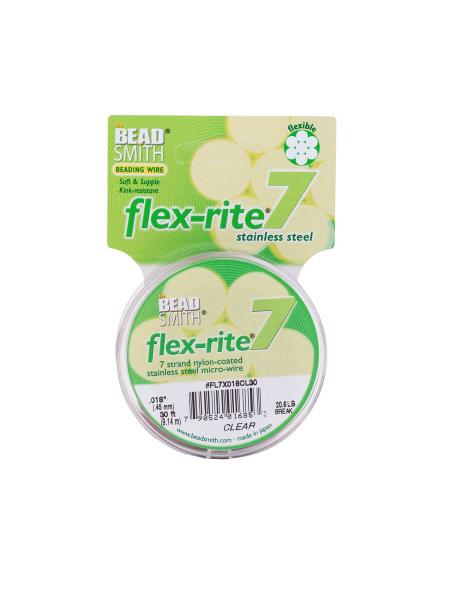 Ювелирный тросик Flex-Rite 7 0,45 мм прозрачный - купить с доставкой по ...