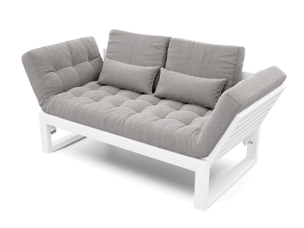 Садовый диван кушетка Soft Element Бьерк Light Grey, мятный, раскладные ...