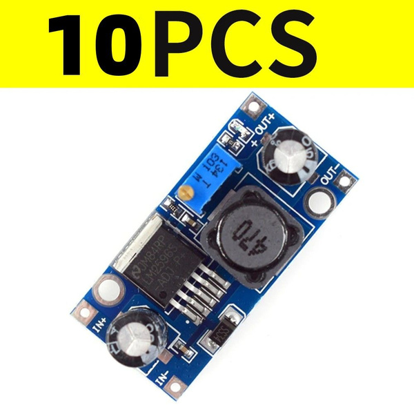 5pcs DC понижающий преобразователь напряжения, 3A LM2596S - ADJ модуль регулируемого снижения ...
