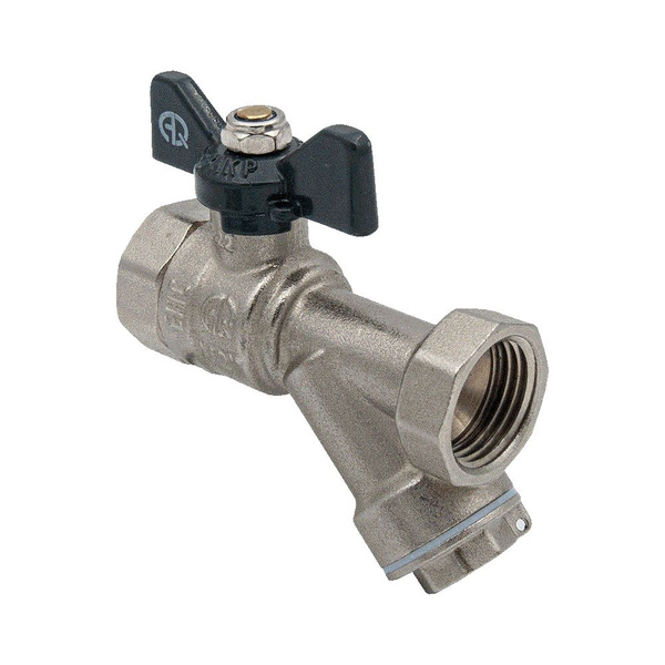 Кран шаровый с фильтром 1/2 г/г бабочка AQualink - купить по низкой ...
