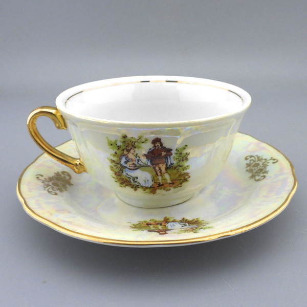 Чайная пара МАДОННА фарфор Titov Veles 1970-е гг купить на OZON по ...