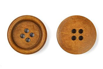 Пуговицы деревянные TBY BT.WD.913 цв.св.коричневый 32L-20мм, 4 прокола ...
