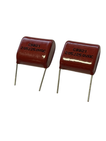 СВВ21 2мкФ (205J)-250В Р20 пленочный конденсатор, 5шт - купить с ...