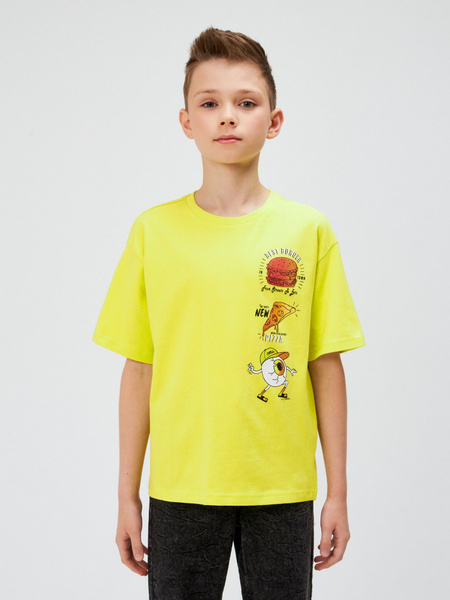Футболка Acoola, размер 158, цвет салатовый, желтый, хлопок 100% - купить по выгодной цене в ...
