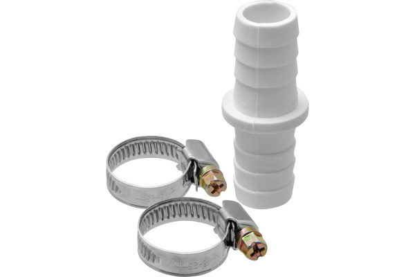 Соединитель 19/19 в комплекте с хомутами для сливных шлангов Masterprof, MP-У - купить с ...