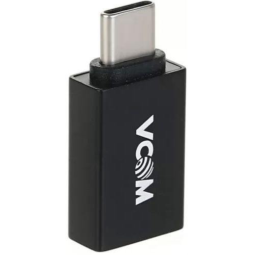 Переходник USB Type-A - USB Type-C VCOM (CA431M), черный - купить с доставкой по выгодным ценам ...